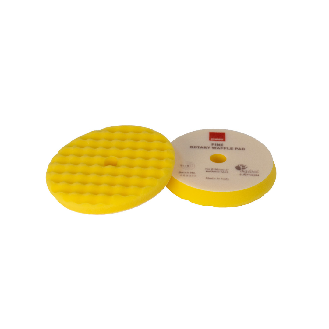 Waffle Fine polishing Pad | Espuma corte medio para Rotativa - Somos Mayor